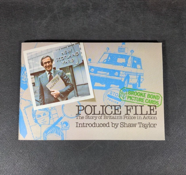 BROOKE BOND TEA Cards: Police File Album Complete With All Cards In Set ...