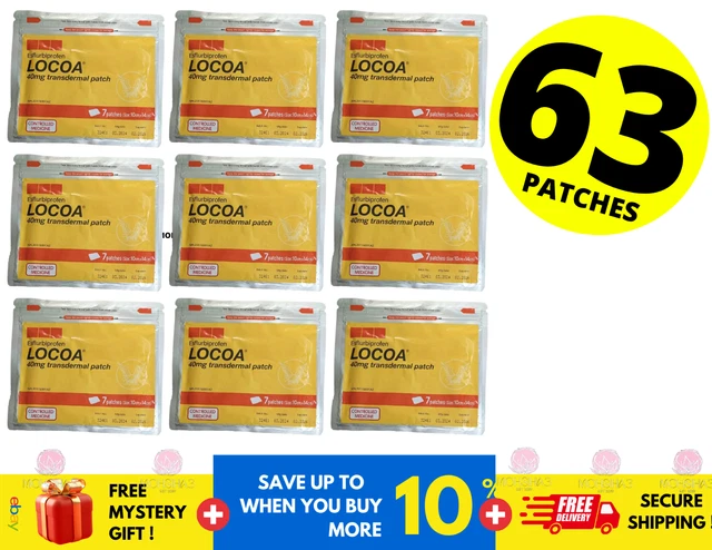 LOCOA TAPE TRANSDERMAL PATCH ( 9packs 63sheet ) $149.90 - PicClick