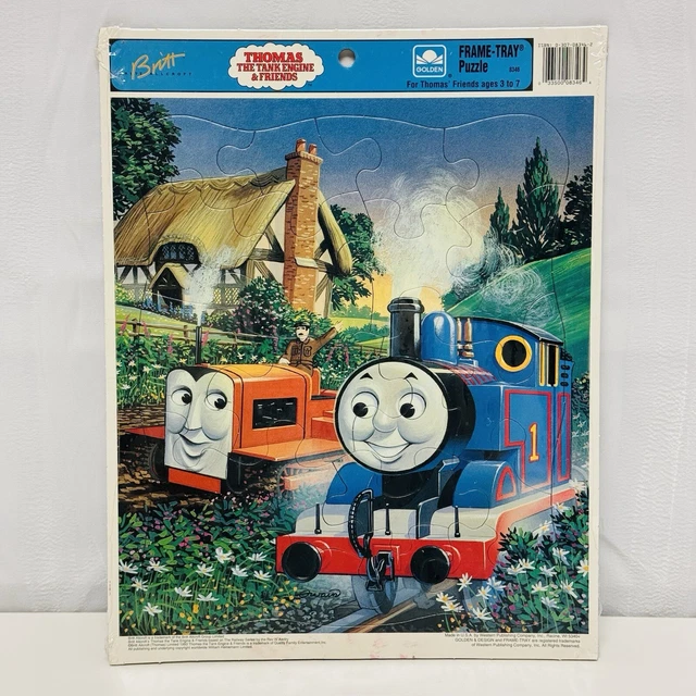 THOMAS THE TANK Engine & Friends - TERENCE FRAME TRAY PUZZLE GOLDEN ...