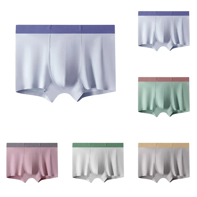 COMFORTABLE PINK MEN'S Low Waist Briefs with U Pouch and Striped ...