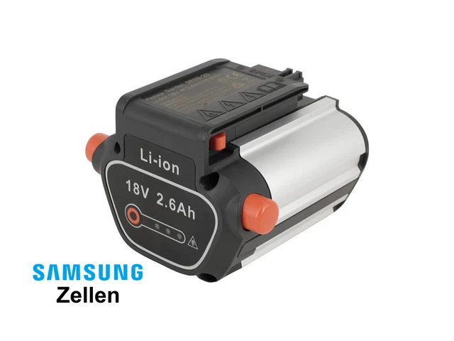 2600MAH 18V PILES pour Gardena 8866-20 8877 (Taille-Haie Easycut Li-18 ...