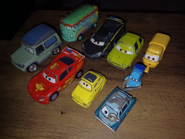 DISNEY PIXAR CARS Diecast Vehicle Bundle Toy Joblot Figures 9 ...