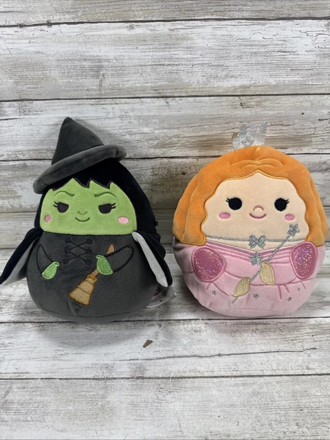 SQUISHMALLOWS 2024 WICKED Glinda and Elphaba 8” Set NWT Wizard of Oz ...