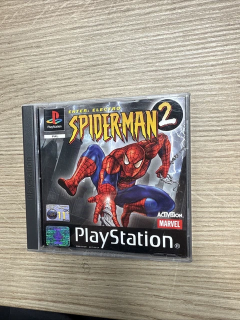 PS1 - SPIDER-MAN 2 ENTER : ELECTRO PAL UK BOXED GAME With Manual £26.00 ...