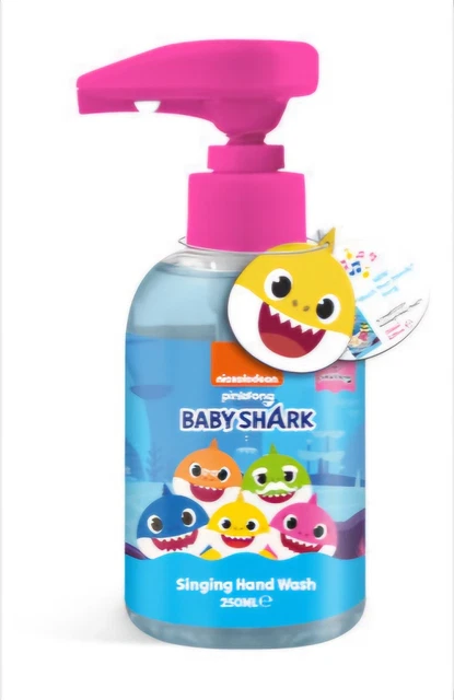 NICKELODEON PINKFONG BABY Shark Singing Hand Soap Hand Wash 250ml £10. ...