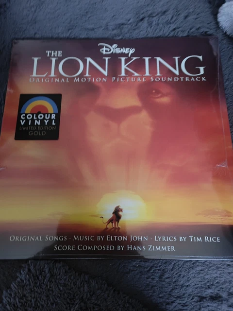 DISNEY THE LION king official motion picture soundtrack US Import Gold ...