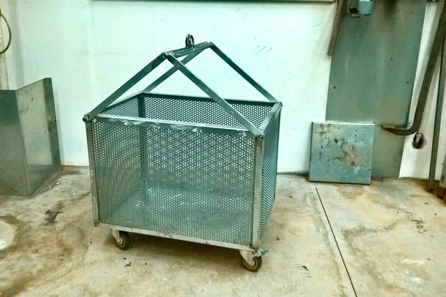 CESTA PER MONTACARICHI Paranco in ferro - Carrello industria edilizia ...