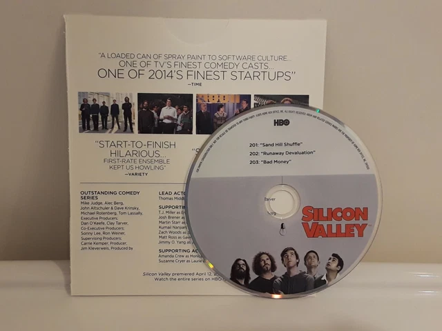 SILICON VALLEY SEASON 2 Dvd 3 Episodes Hbo 2015 Emmy Fyc Thomas ...