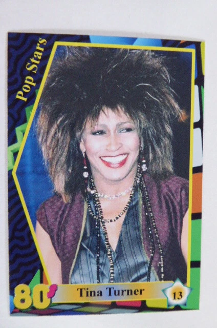 TINA TURNER POP STARS 1980's MUSIC CARD #13 MINT EUR 4,62 - PicClick DE