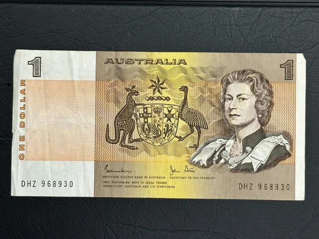 1982 $1 JOHNSTON/STONE Australian Banknote - DHZ prefix $8.00 - PicClick AU