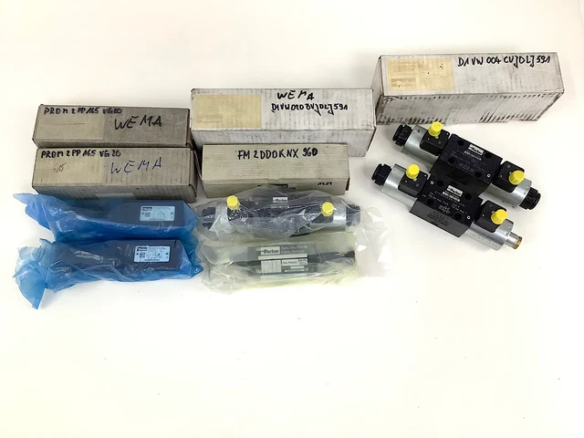 SET 6 VALVOLE PARKER ad esempio 2 x D1VW004VDJDLJ591, 1 x ...