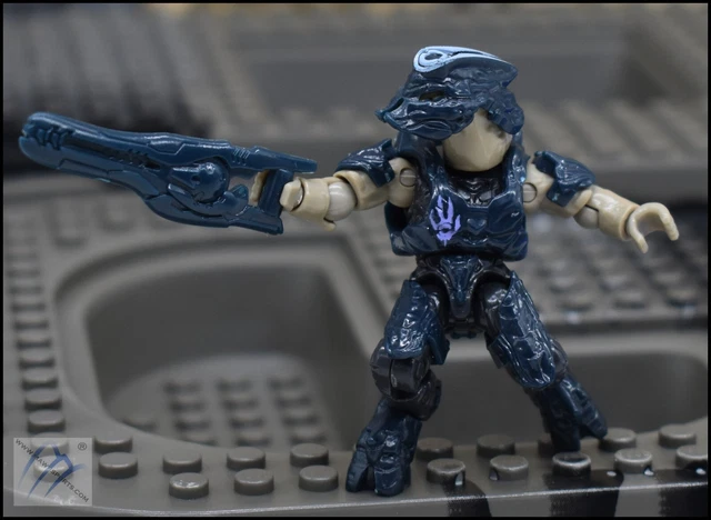 HALO CONSTRUX MEGA Bloks Blue Covenant Elite Commander Jul' Mdama Mini ...