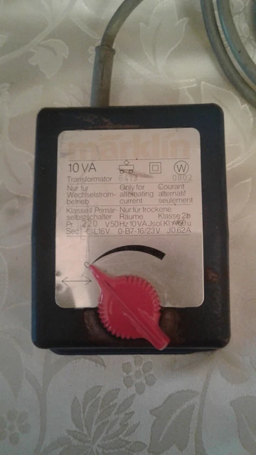 MARKLIN TRANSFORMATOR TRANSFO Transformer 6413 10VA vintage AC HO ...