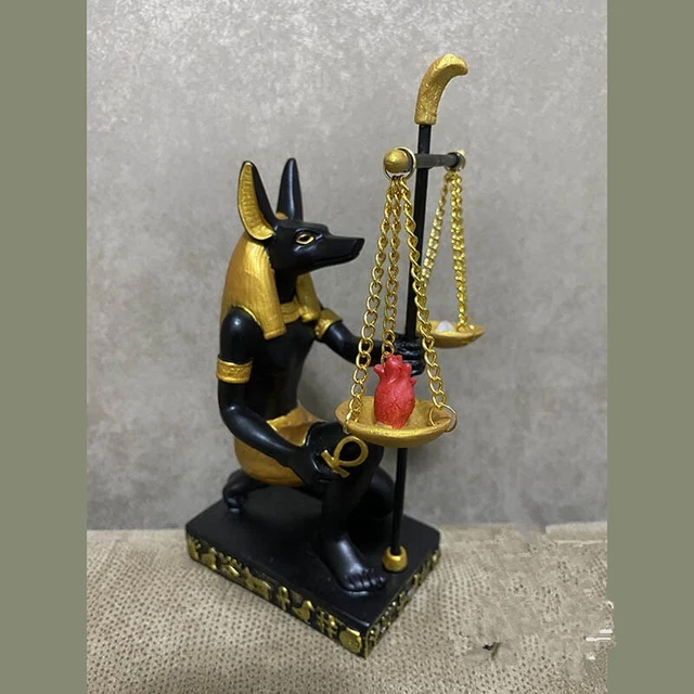 ANUBIS SCALES OF Justice Figurine Ancient Egyptian God Mythology Decor Statue £59.99 - PicClick UK