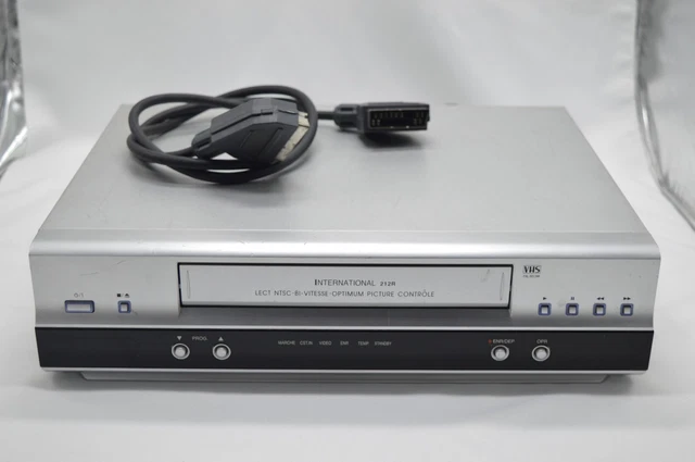 MAGNÉTOSCOPE LECTEUR CASSETTE enregistreur recorder VHS International ...