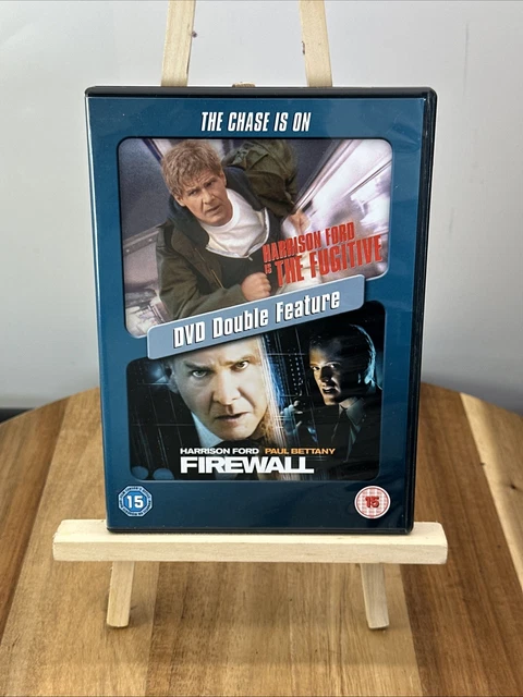 THE FUGITIVE/FIREWALL DVD 2006 Harrison Ford, Loncraine DIR cert 15 ...