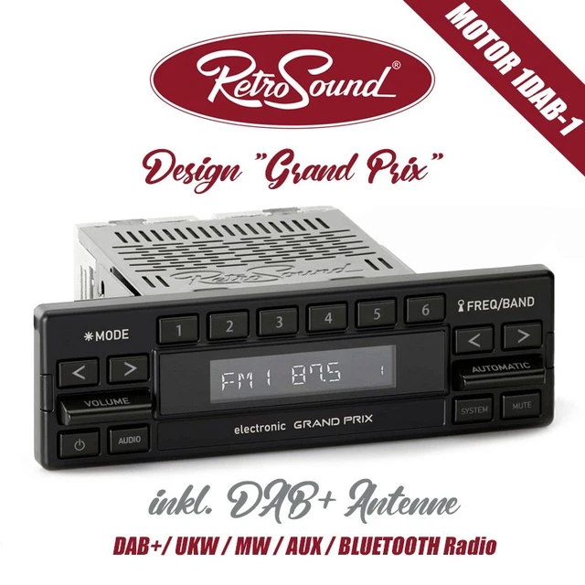 RETROSOUND RETRO/CLASSIC/OLDTIMER AUTORADIO DAB/AUX/BLUETOOTH - Design ...