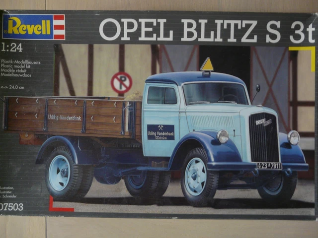 MAQUETTE CAMION 1/24 Revell Ref 07503 Opel Blitz S 3t EUR 79,90 ...