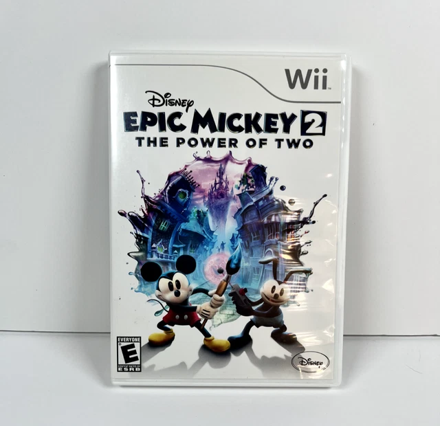 DISNEY EPIC MICKEY 2: The Power of Two (Nintendo Wii, 2012) - Tested ...