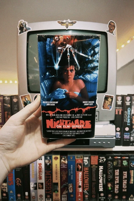 A NIGHTMARE ON Elm Street (1984) Custom-Made VHS Tape PROP Gift Retro ...