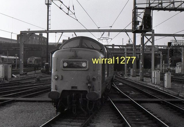 ORIGINAL RAILWAY PHOTOGRAPHIC negative Class 55 55022 at Kings Cross ...