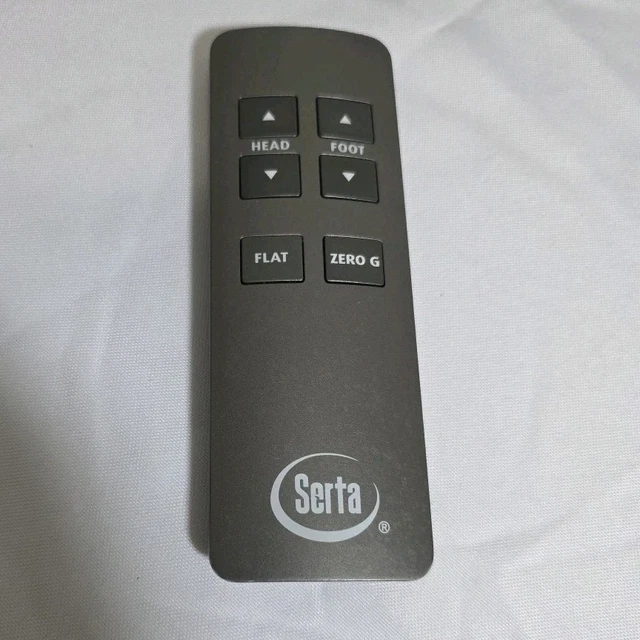 SERTA ADJUSTABLE BED 6 Button Remote Model WKZ-RF258G / RF258G JLDK.27. ...