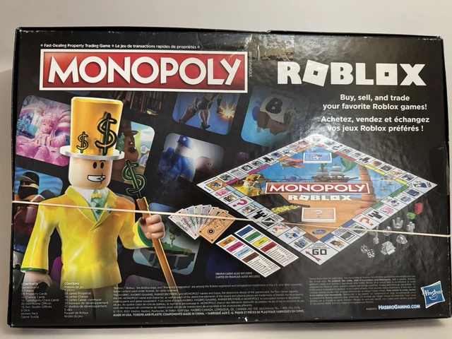 MONOPOLY : ROBLOX 2022 Edition Board Game - Complete| Hasbro) $45.00 ...