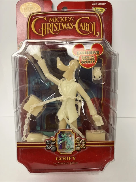 DISNEY MICKEYS CHRISTMAS Carol “Goofy As Marley’s Ghost” Glow In Dark £ ...
