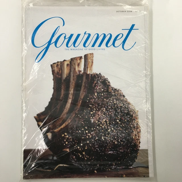 GOURMET MAGAZINE OCTOBER 2008 A New Kind of Southern Cooking New Sealed ...