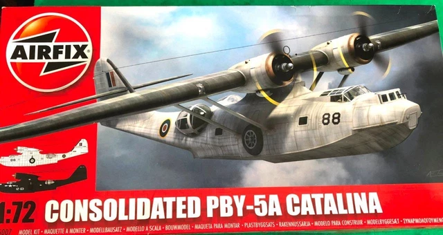 AIRFIX 1:72 SCALE RAF COAST PATROL PBY-5A CATALINA FLYING BOAT MODEL ...