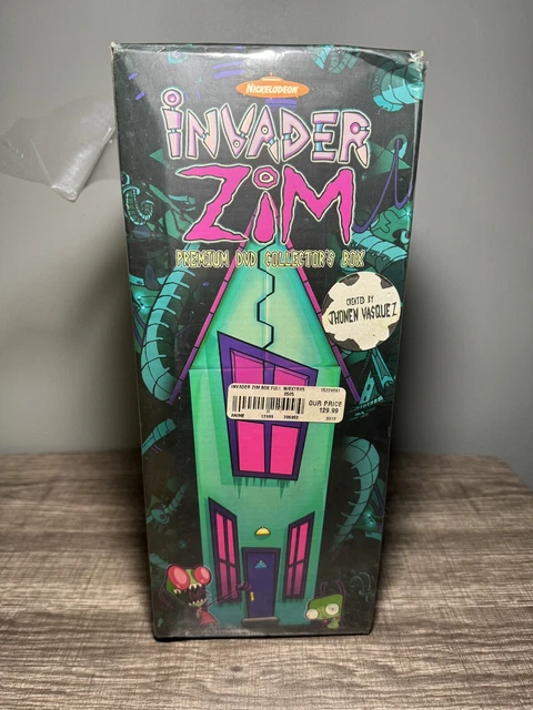 LA BOÎTE DE collection de DVD INVADER ZIM premium a toujours un sceau d ...