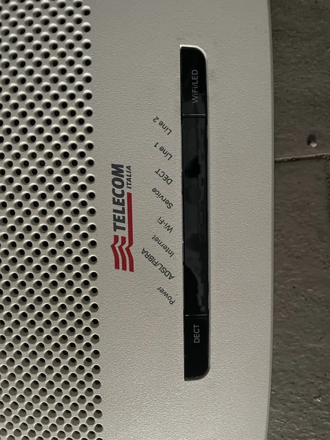 MODEM ROUTER TIM TELECOM ADSL VDSL FIBRA WI-FI Technicolor EUR 35,00 ...