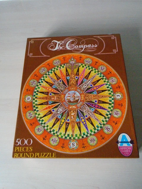 THE COMPASS 500 piece round jigsaw puzzle £9.00 - PicClick UK