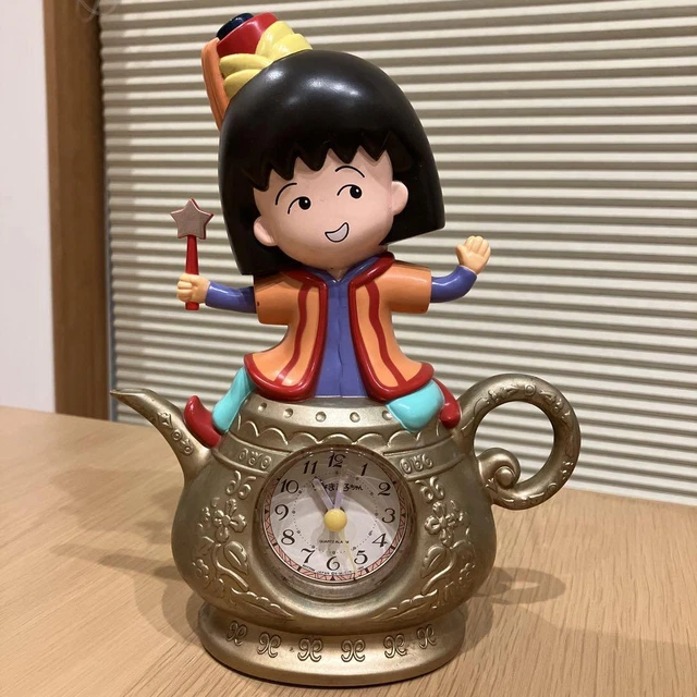 CHIBI MARUKO-CHAN MARUKO rhythm alarm clock magic lamp JAPAN Used/good ...