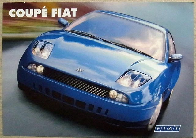 FIAT COUPE CAR Sales Specification Leaflet Sept 1996 ITALIAN TEXT #02.2 ...