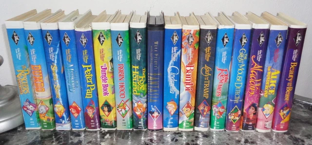 Disney Black Diamond The Classics Clamshell Vhs Complete Set Of 17 553 3547