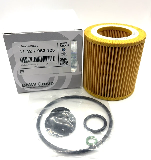 GENUINE BMW OIL Filter N20 F20 F22 F30 F10 X1 E84 Z4 OEM 11427953125 ...