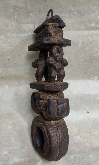 ANTIQUE PRIMITIVE WOODEN Ghurra Butter Churner Key Neti Himalayan Art ...