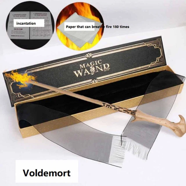HARRY POTTER HERMION/VOLDEMORT Wand Real Flame Shooting Wand Real Fire ...