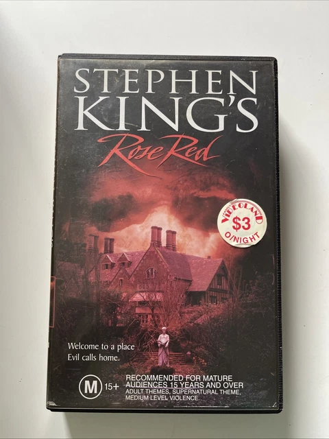 ROSE RED [VHS] Warner Big Box Ex-Rental Video Tape Stephen King Horror ...
