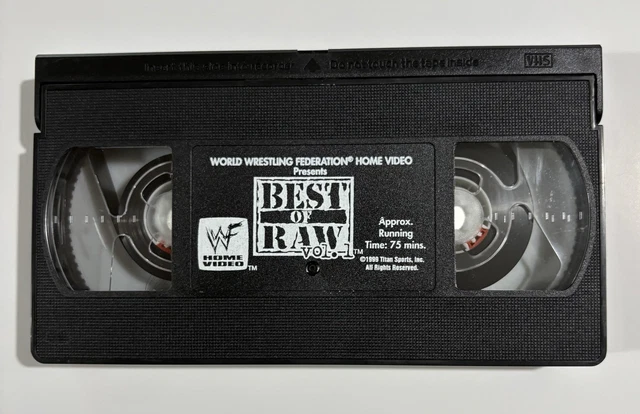 BEST OF RAW: Vol. 1 (VHS, 2001) WWF Attitude Collection WWE Home Video ...