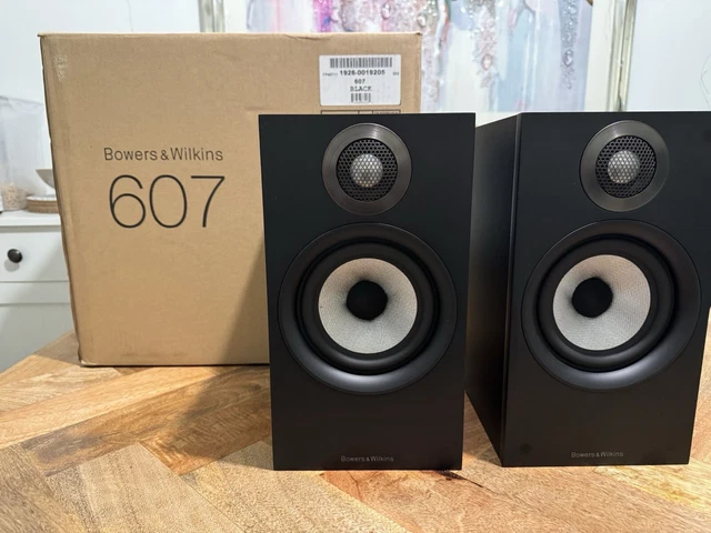 BOWERS & WILKINS 607 Black Speakers with original box £66.95 - PicClick UK