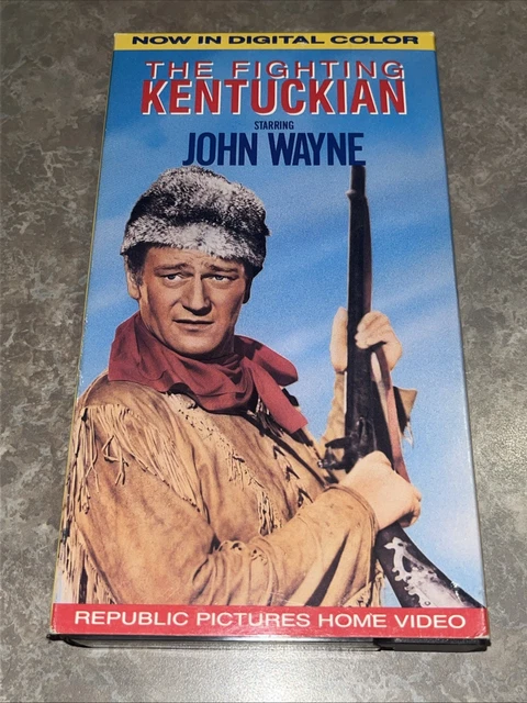 THE FIGHTING KENTUCKIAN VHS John Wayne Colorized Western ***TESTED*** £ ...