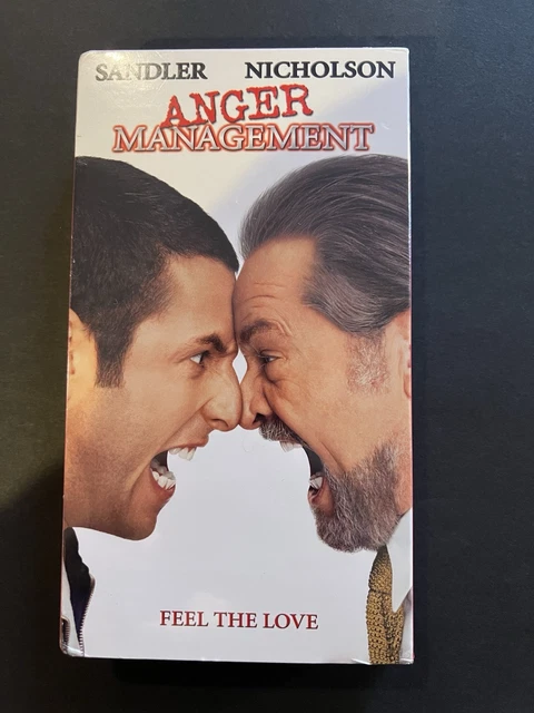 ANGER MANAGEMENT COLUMBIA (VHS, 2003) Adam Sandler, Jack Nicholson New ...