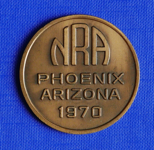 1970 NRA WELTMEISTERSCHAFT SCHIESSEN PHOENIX ARIZONA USA BRONZ MEDAILLE ...
