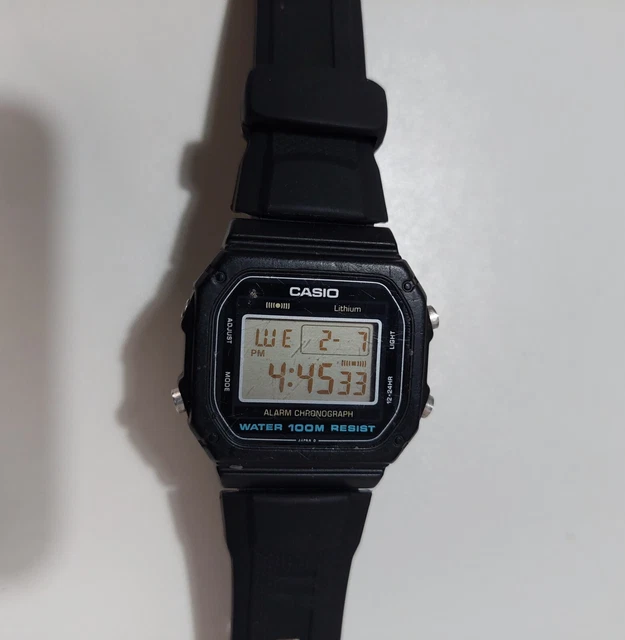OROLOGIO AL QUARZO casio w-700 alarm chronograph vintage EUR 89,90 ...