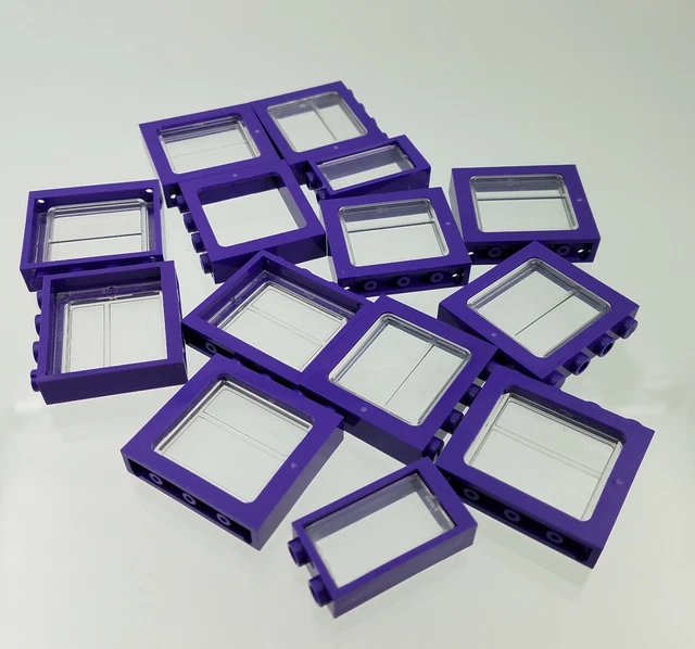 LEGO PURPLE WINDOW Harry Potter Bus Frames Inserts 14 Pieces LOT £12.16 ...