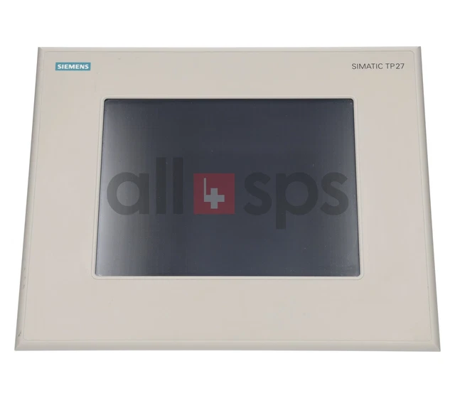 SIEMENS TOUCH PANEL Tp27-10 10,4"-Stn-Farb-Lc-Display - 6Av3627-1Ql01 ...