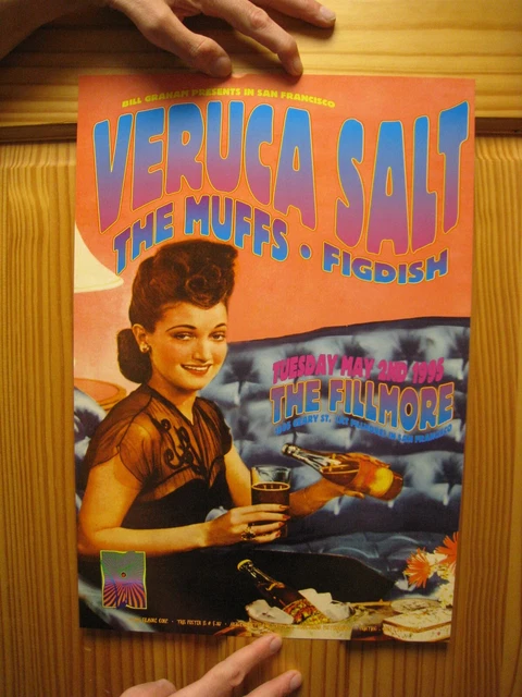 AFFICHE DE VERUCA Salt The Muffs Figdish 2 Mai 1995 Fillmore EUR 84,66 ...