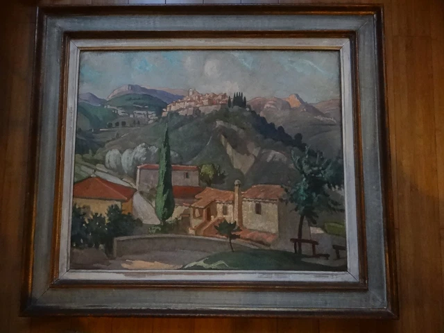 PERROT CHARLES (1893-1964) grande huile sur toile signée Musée Bénézit ...